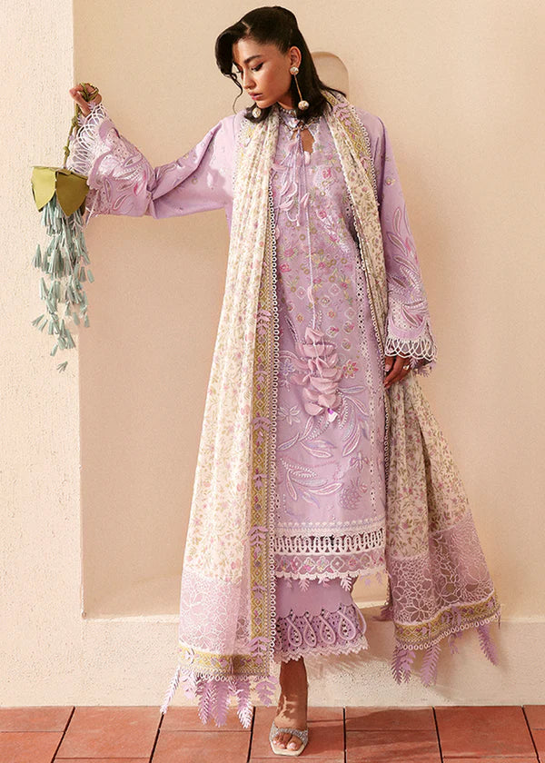 Yasmin-Mauve Purple Eid Lawn Suit-Suffuse 2025 UK & USA – Pakistani Moda